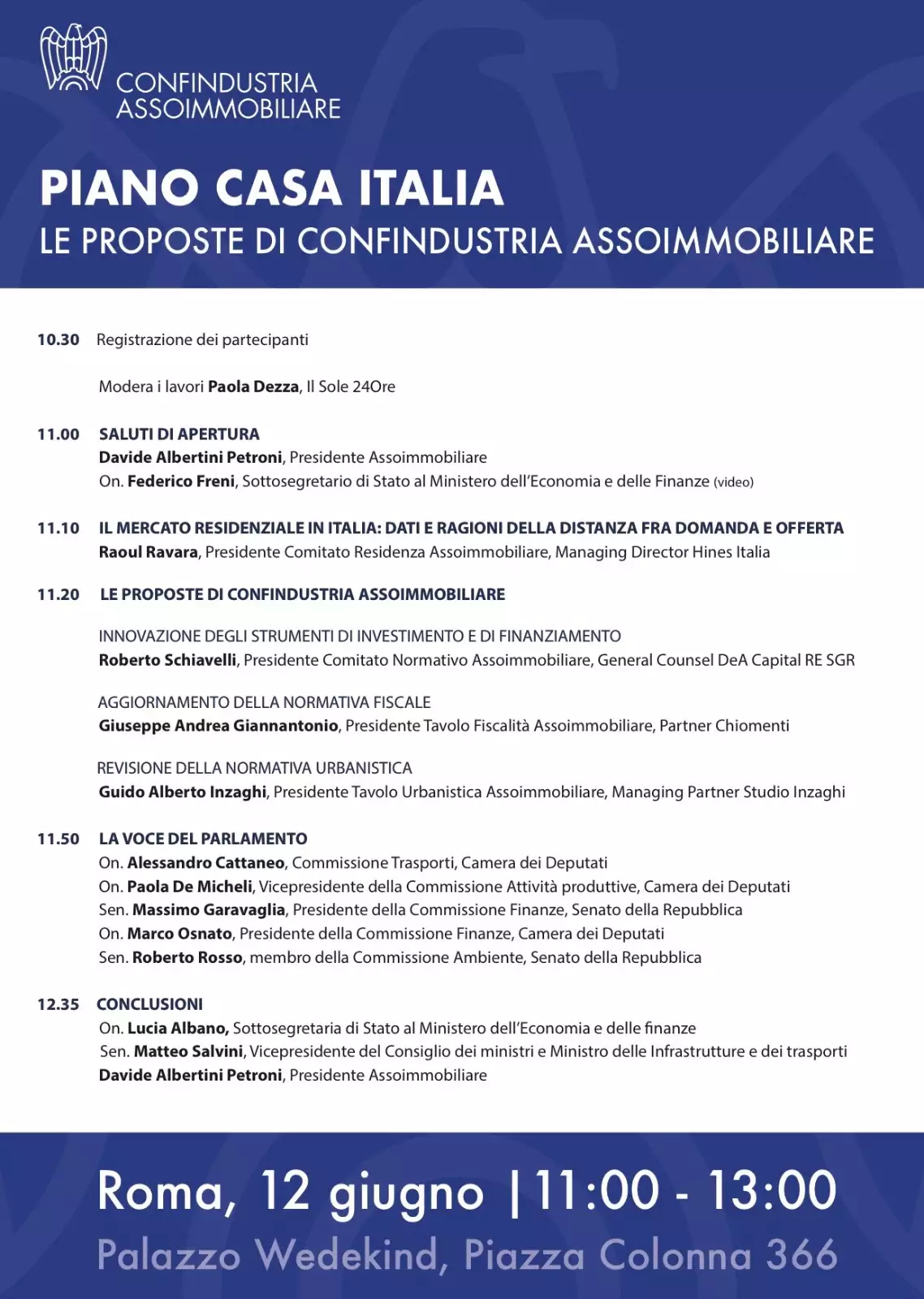 Piano Casa Italia. Le proposte di Confindustria Assoimmobiliare
